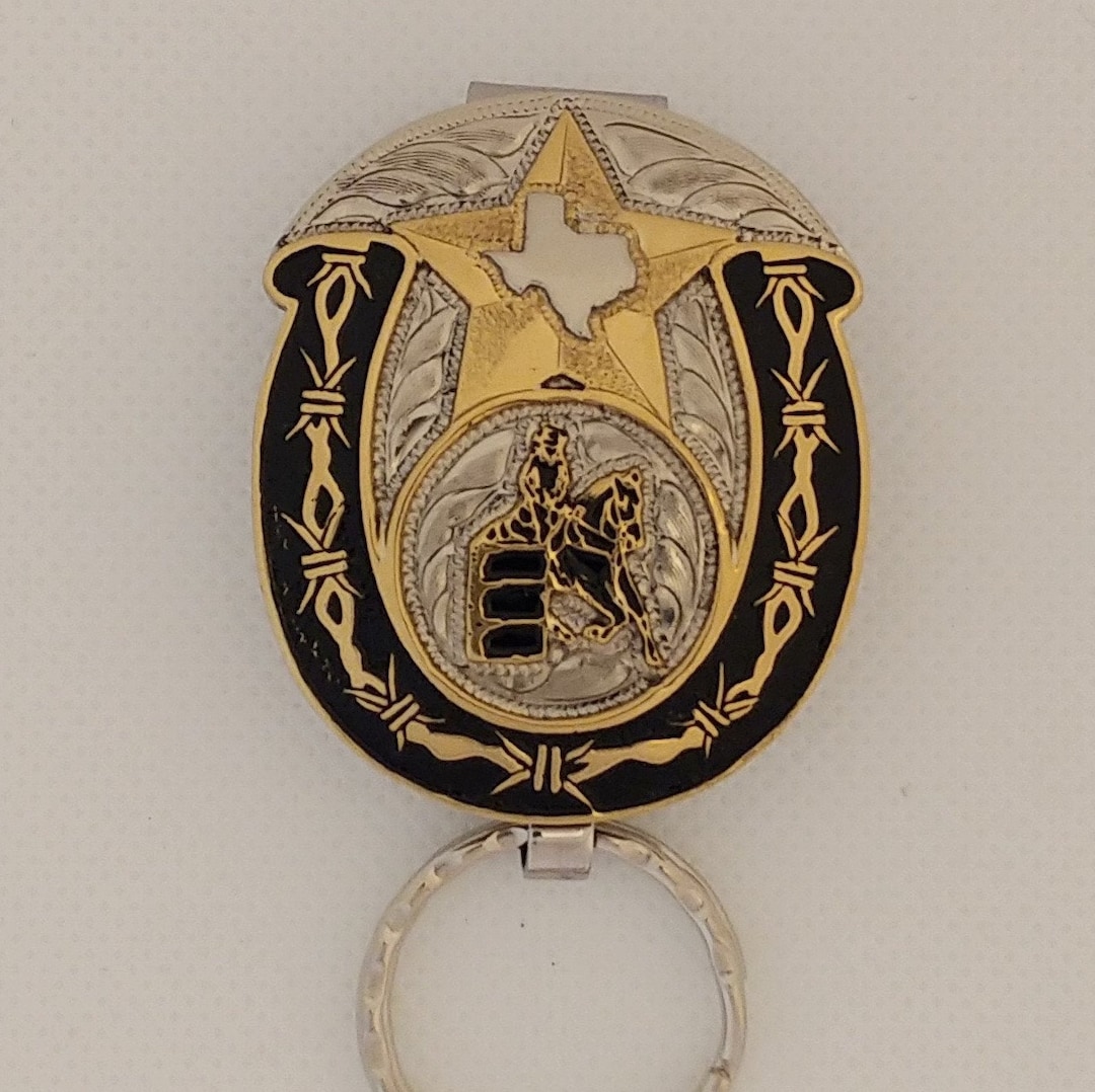 Handcrafted Western Key Chain - Etsy