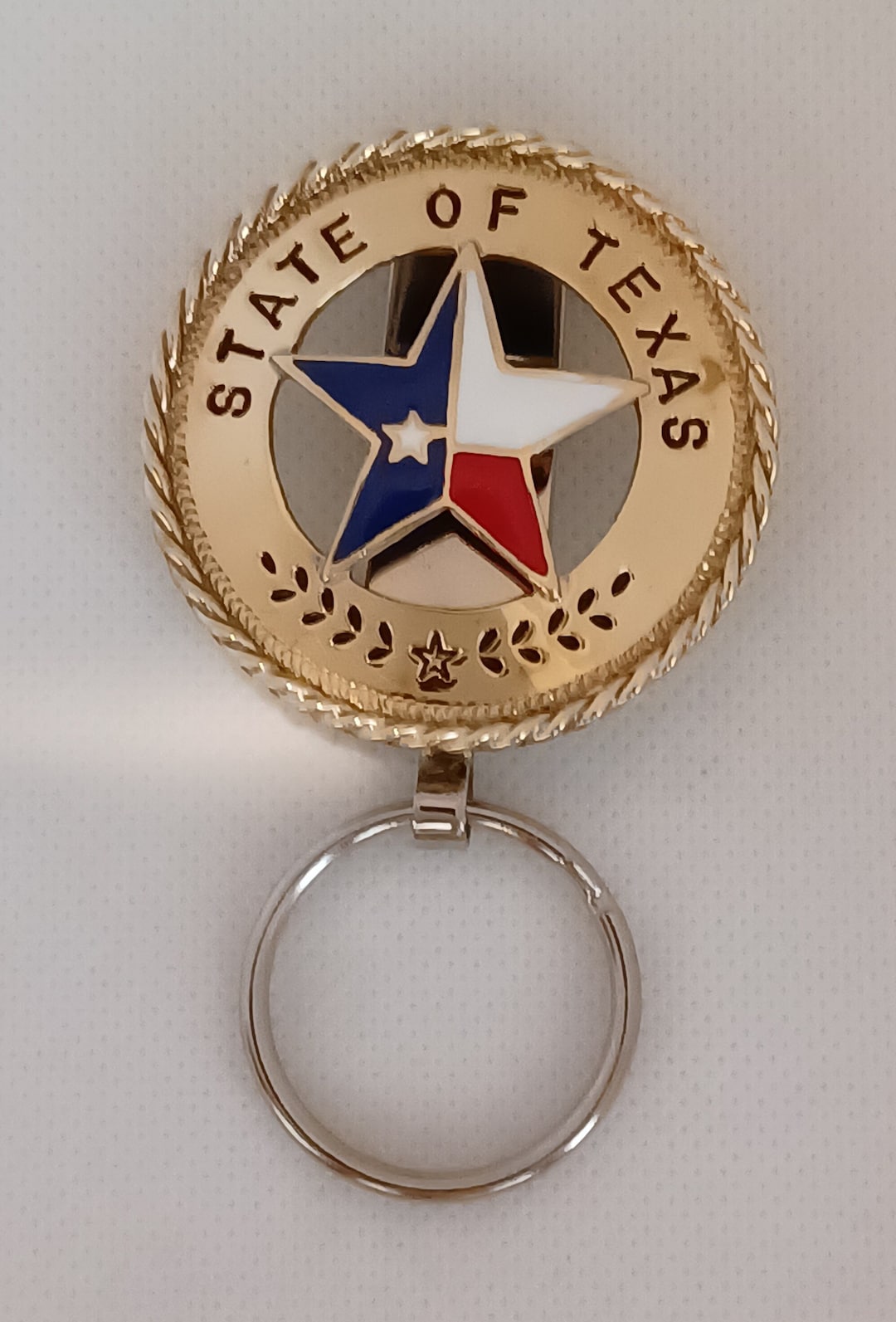 Handcrafted Texas Key Chain With Cut Out Star - Etsy