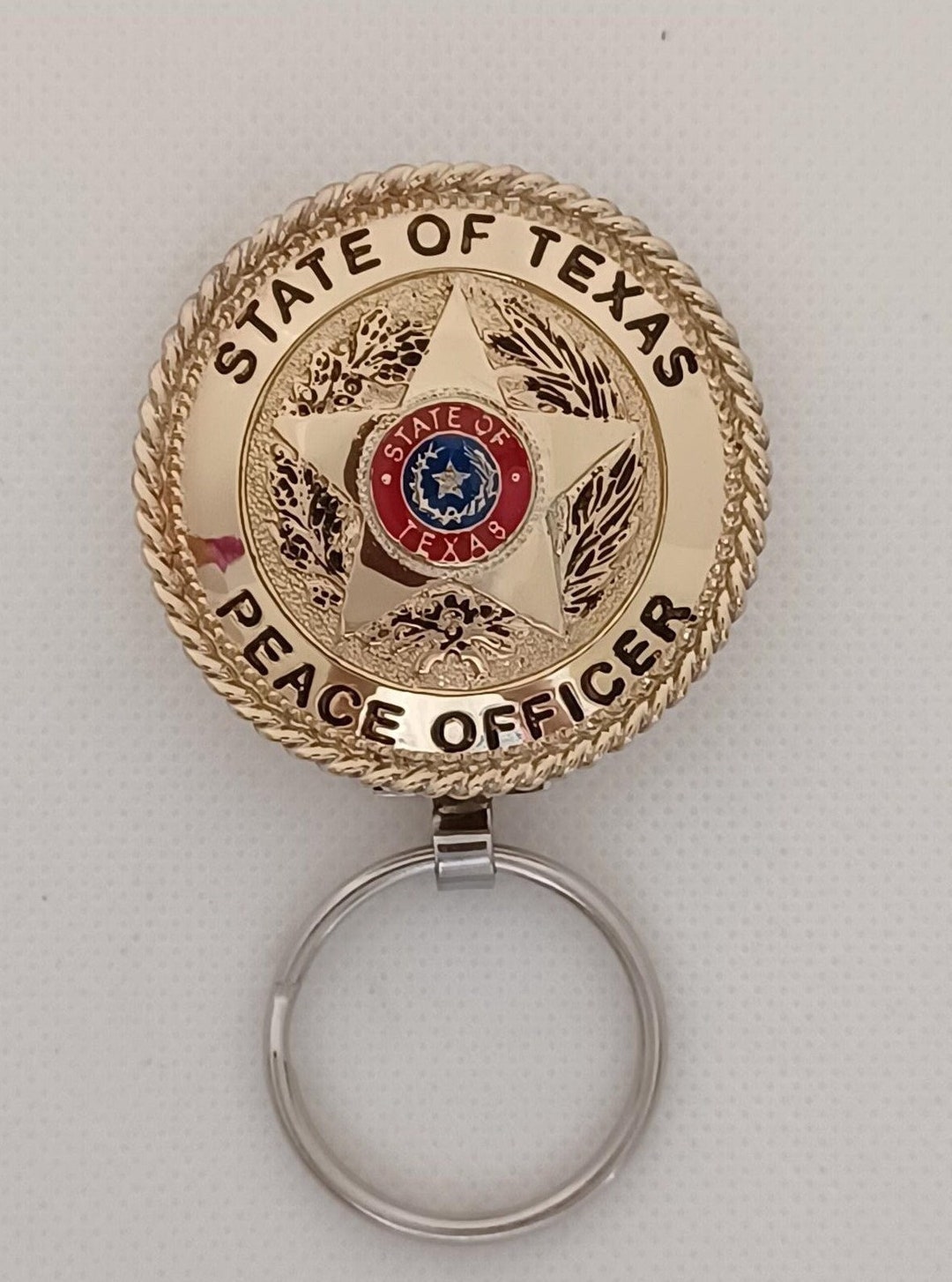 Handcrafted Key Chain PEACE OFFICER - Etsy