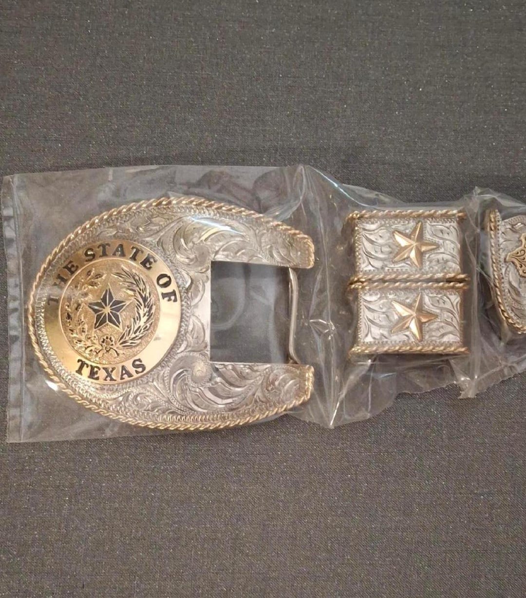 Ranger Style Buckle With STATE OF TEXAS - Etsy