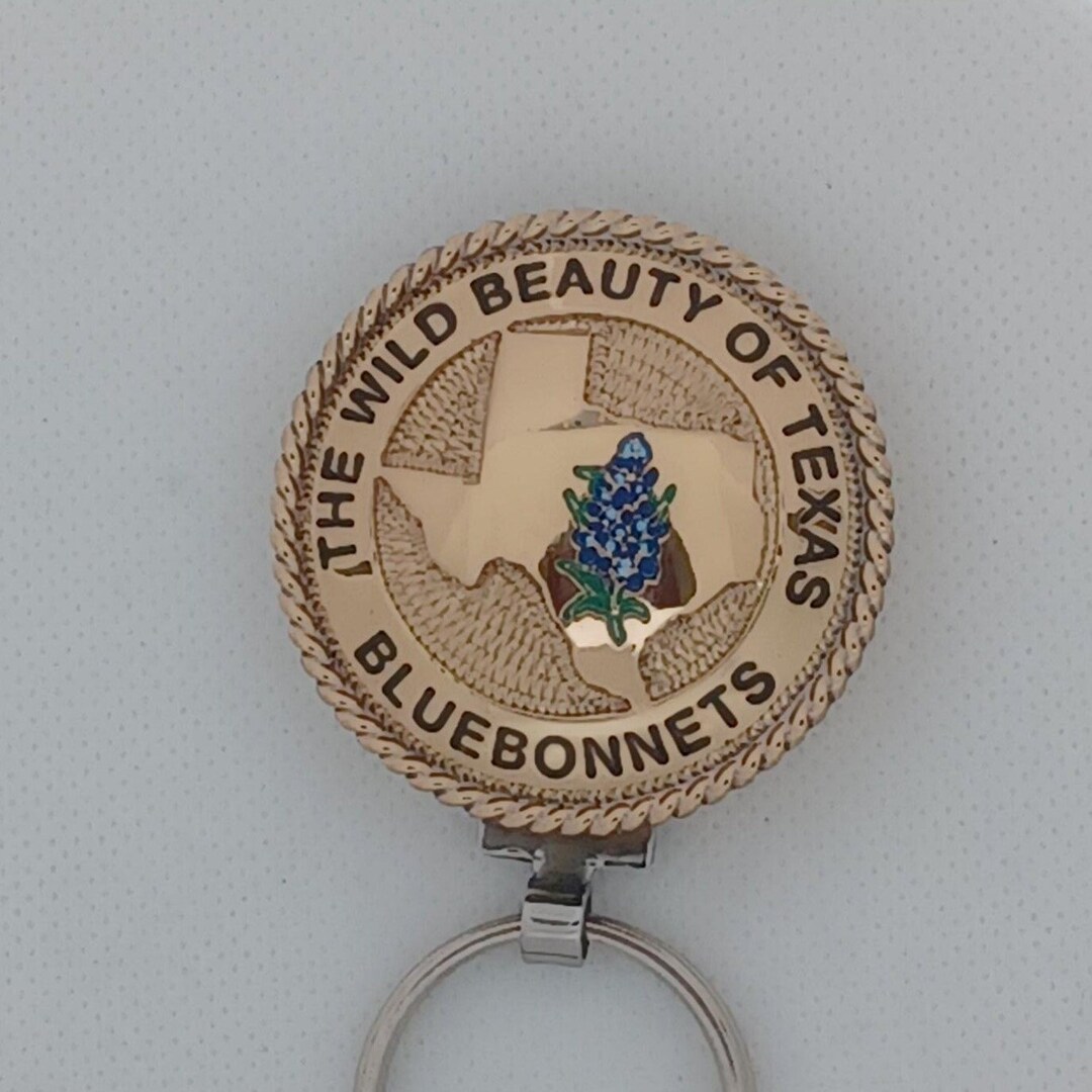 Handcrafted State Flower of Texas Key Chain With Bluebonnets - Etsy