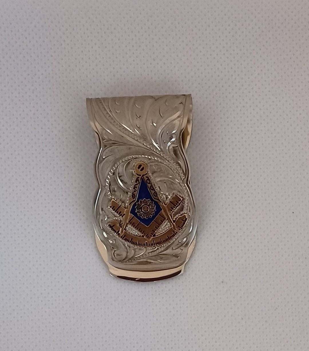 Money Clip With Past Master Emblem - Etsy