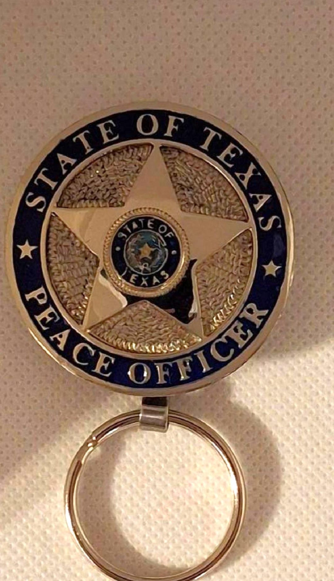 Handcrafted Key Chain Police Officer - Etsy