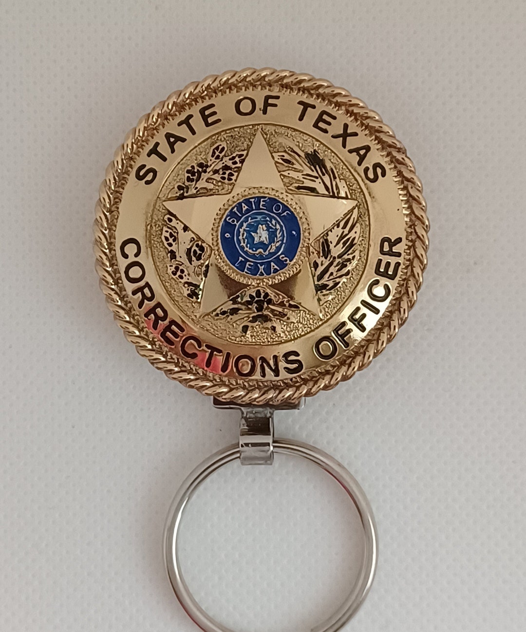 Handcrafted Key Chain CORRECTIONS OFFICER - Etsy
