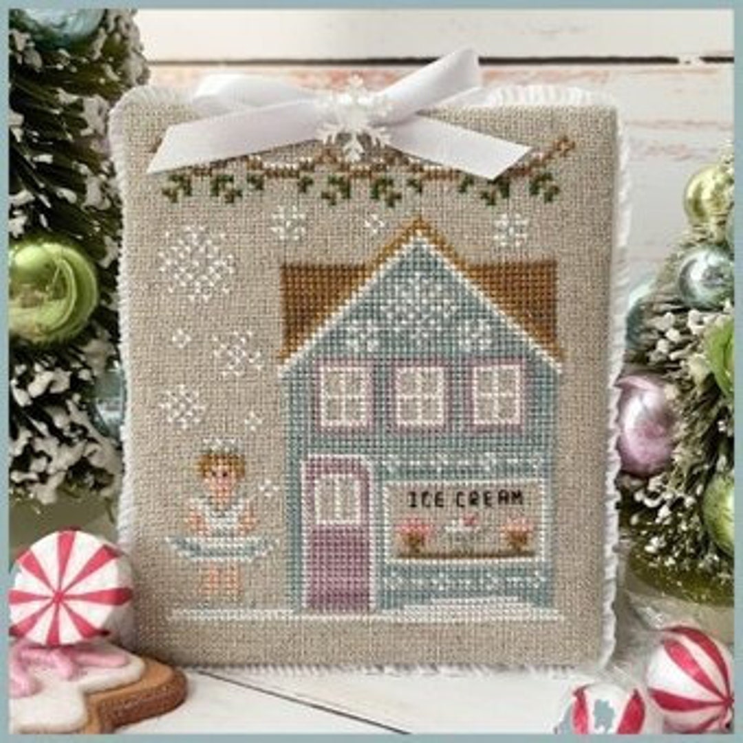 Nutcracker Village - Snow Queen's Ice Cream Parlor - by Country Cottage ...