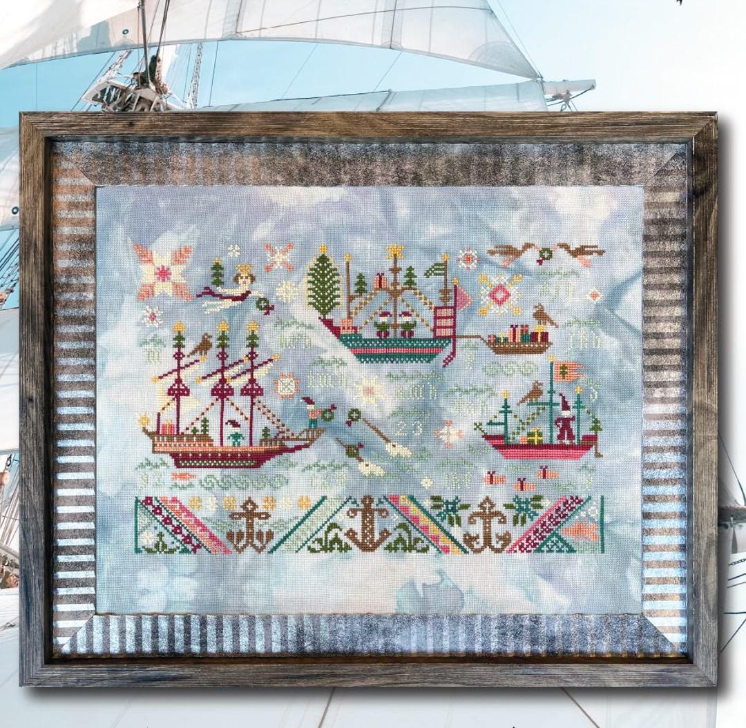 Seas & Greetings Sampler by Ink Circles - Etsy