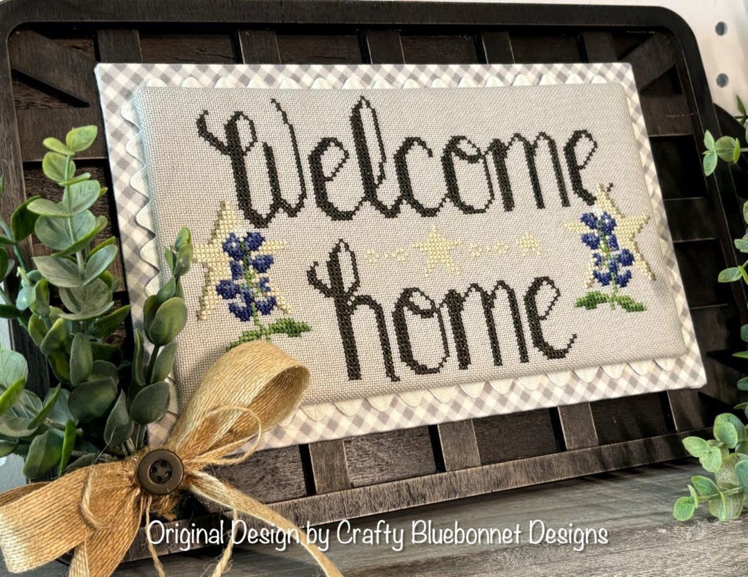 Bluebonnet Welcome by Crafty Bluebonnet Designs - Etsy