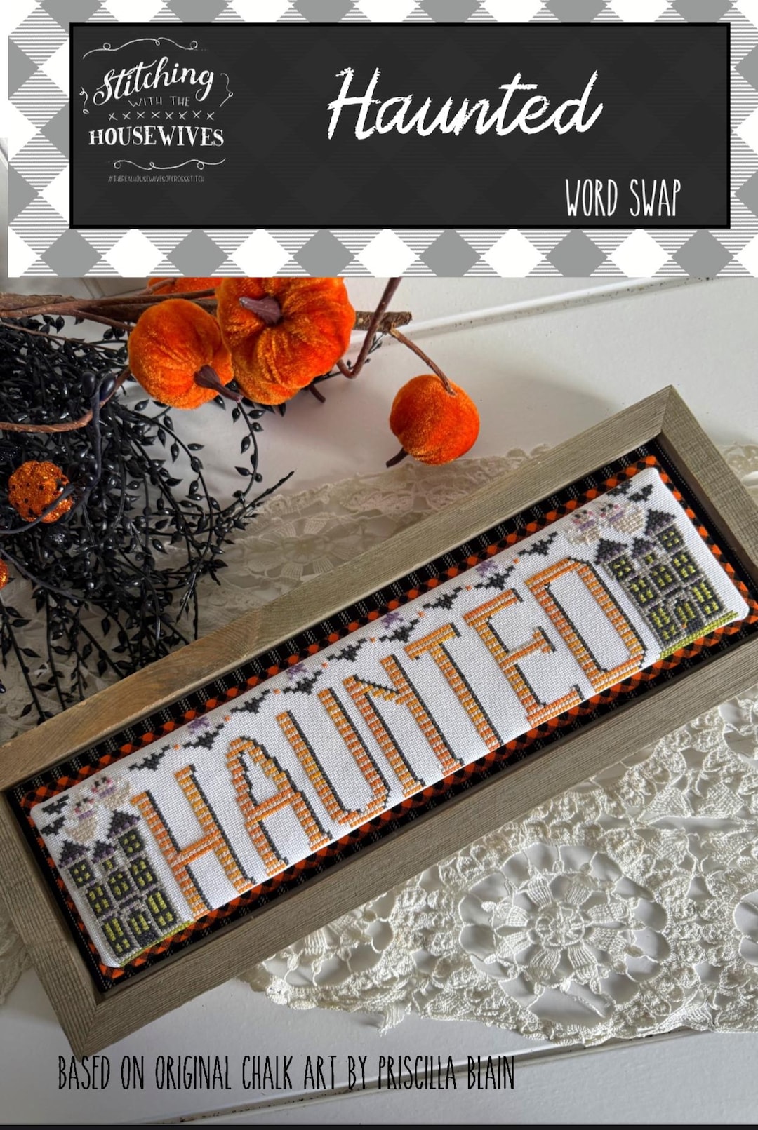 Haunted Word Swap by Stitching With the Housewives - Etsy
