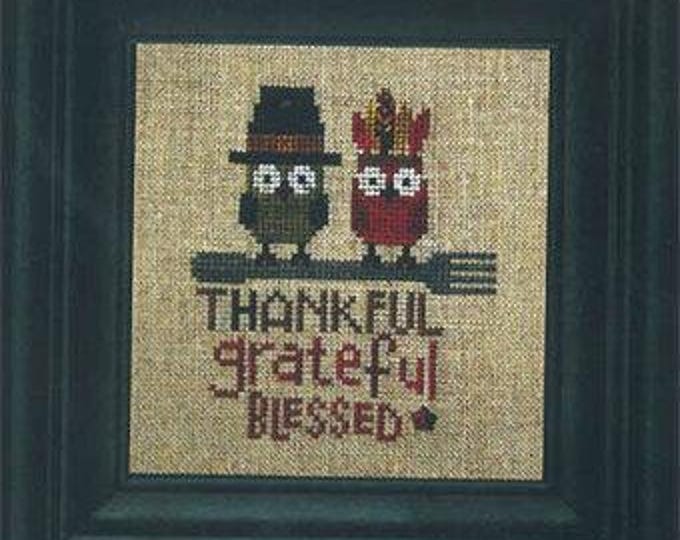 The Thankful Owls by Bent Creek (includes Button) - Etsy