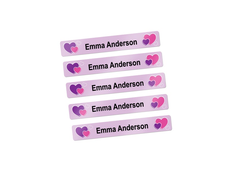 34 MINI LABELS, Pen Labels, Pencil Labels, Crayon Labels, School Supply ...