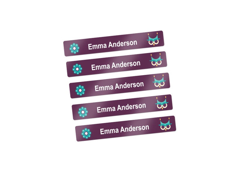 34 MINI LABELS Pen Labels Pencil Labels Crayon Labels | Etsy