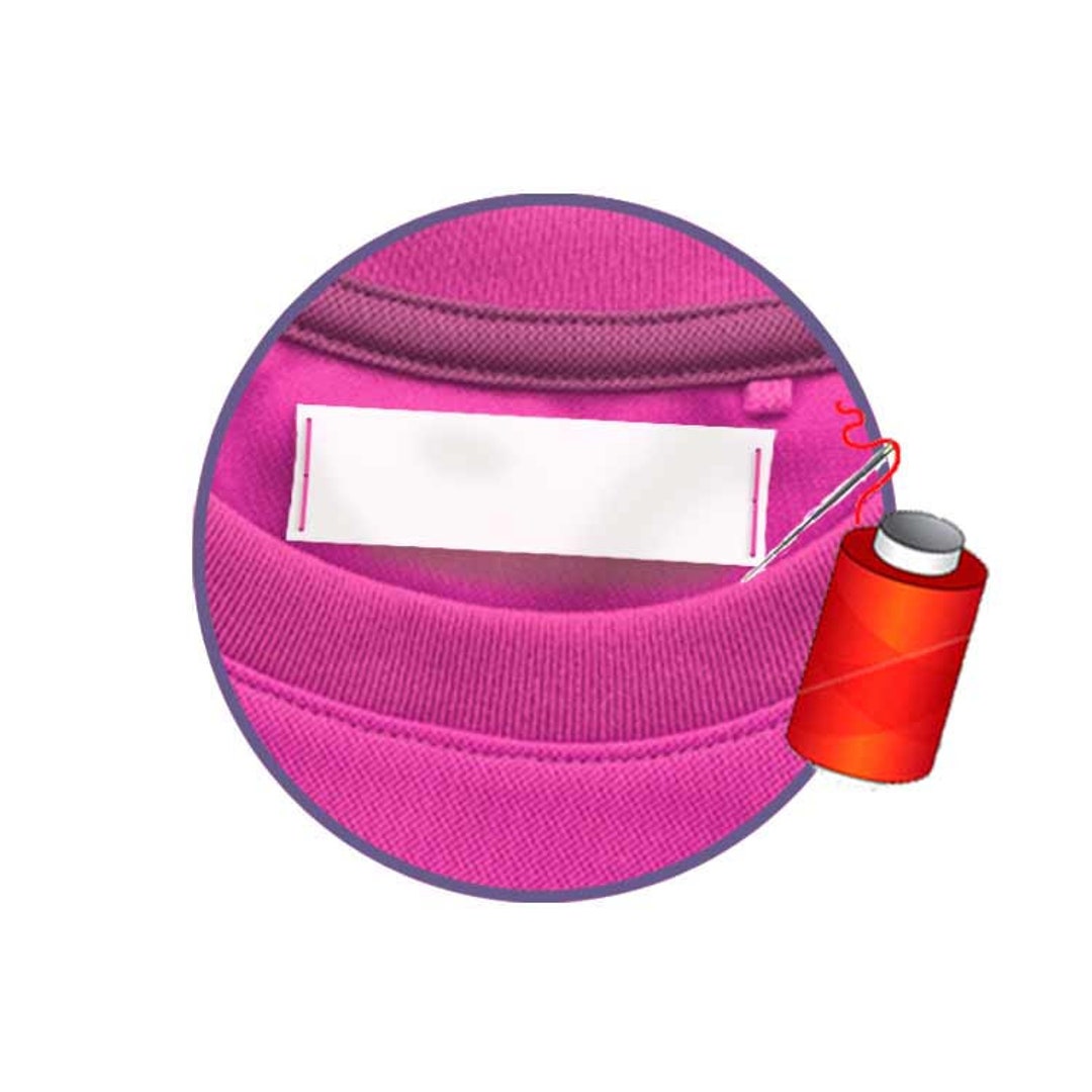 100 Blank Sew on Labels for Clothing - Etsy