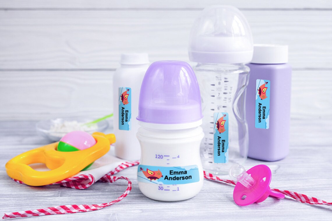 Daycare Labels Name Labels for Kids Waterproof Labels bird | Etsy