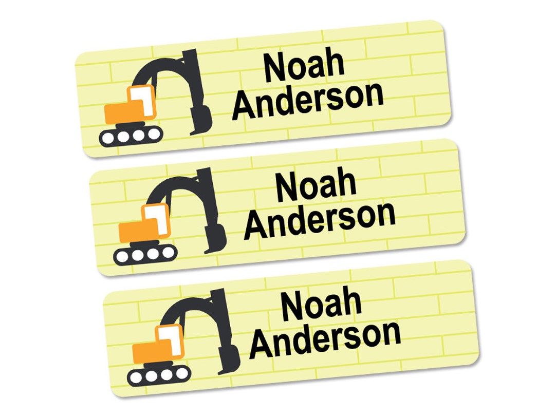 Pre School Labels, Lunch Container Labels, Personalized With Your Name ...