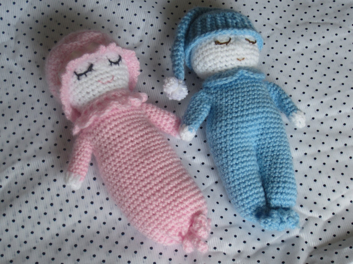 My Little Sleepy Baby CROCHET PATTERN Doll Boy Girl - Etsy