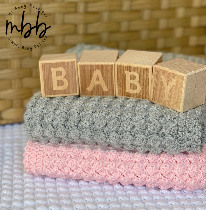 Cozy Pebbles Crochet Baby Blanket Pattern - Any Size - Crochet Pattern ...