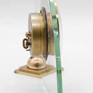 Antique 1920s Lancel Paris Art Deco Glass & Brass Desk or Shelf ...