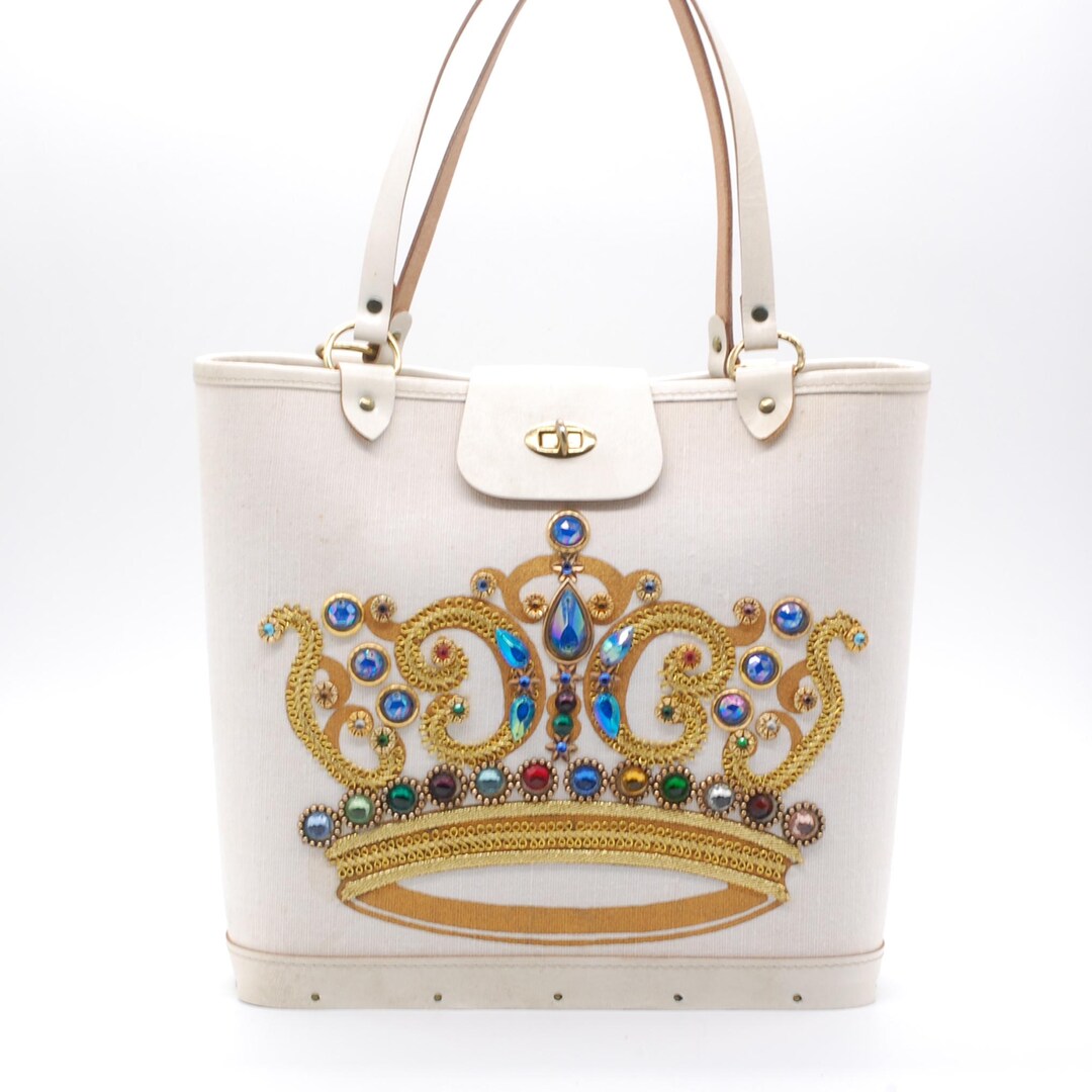 1970s Enig Collins “crown” Handbag - Etsy