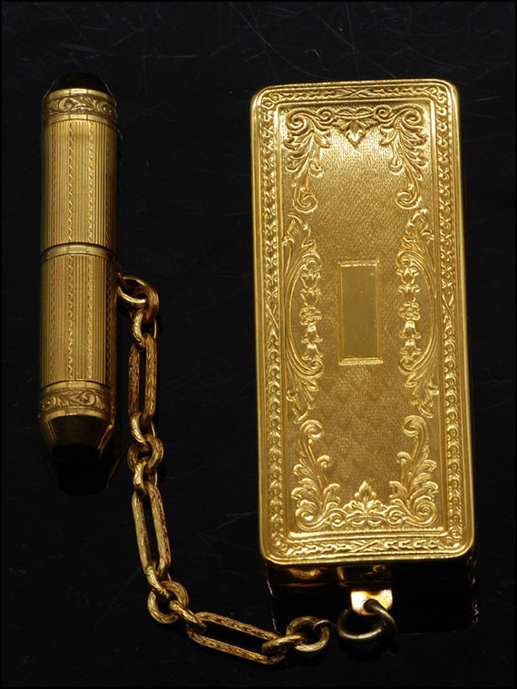 Antique 1910s Du Barry Hudnut Dance Compact with atta… - Gem