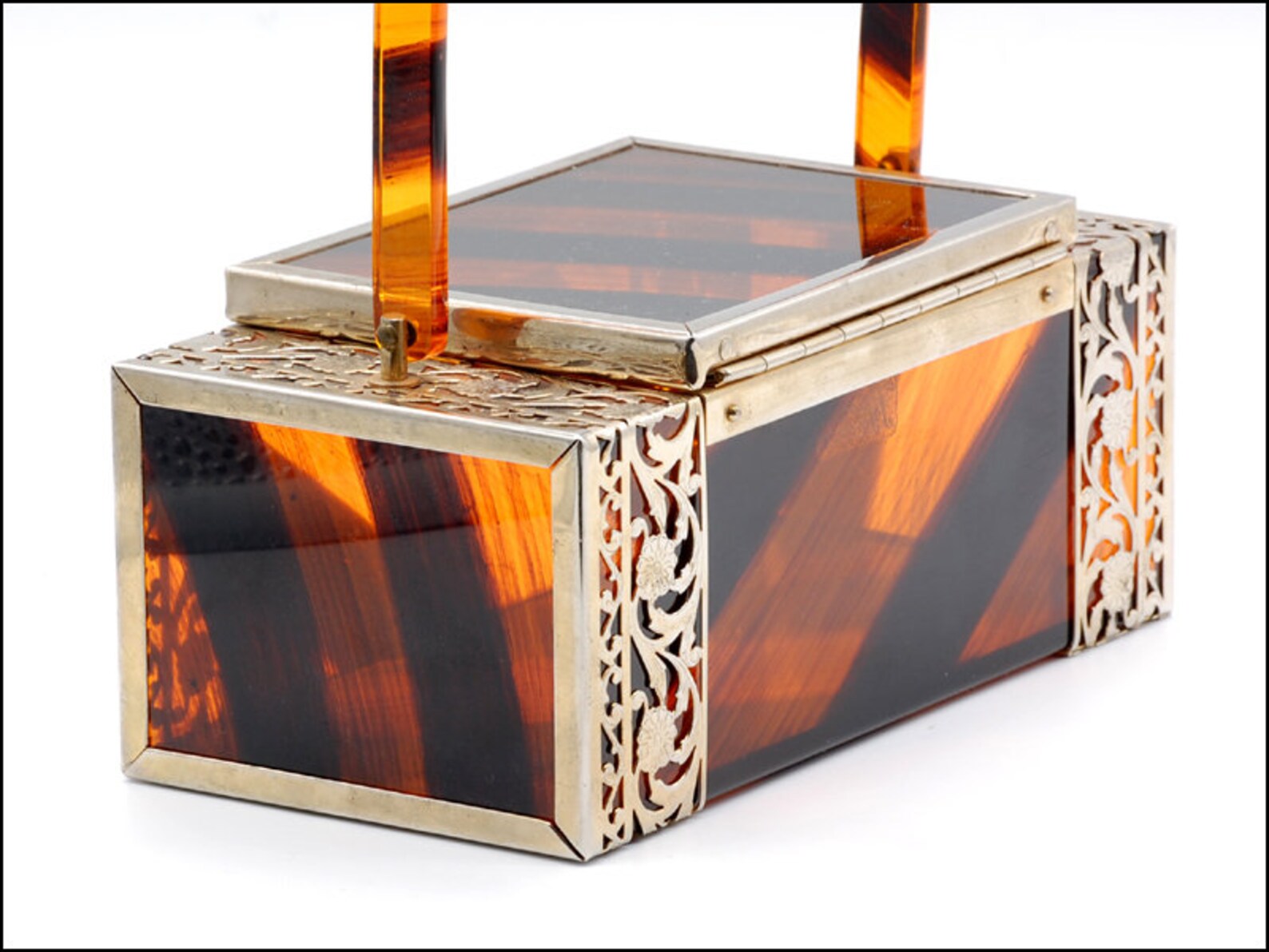 Vintage Tyrolean NY Lucite Filigree Handbag Purse - Etsy