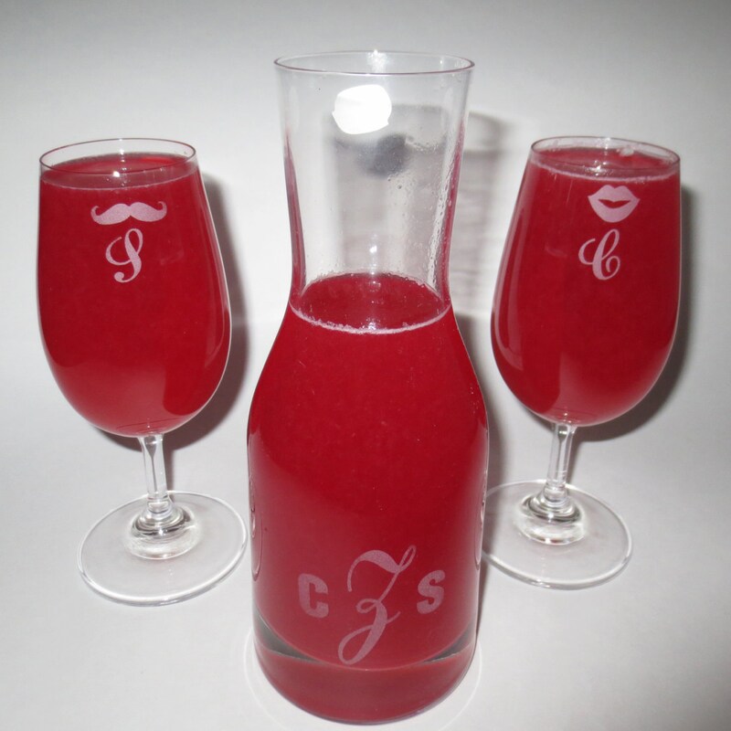 Mustache Wine Glass - Etsy