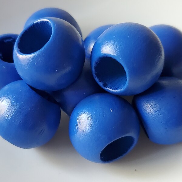 Large Blue Bead - Etsy
