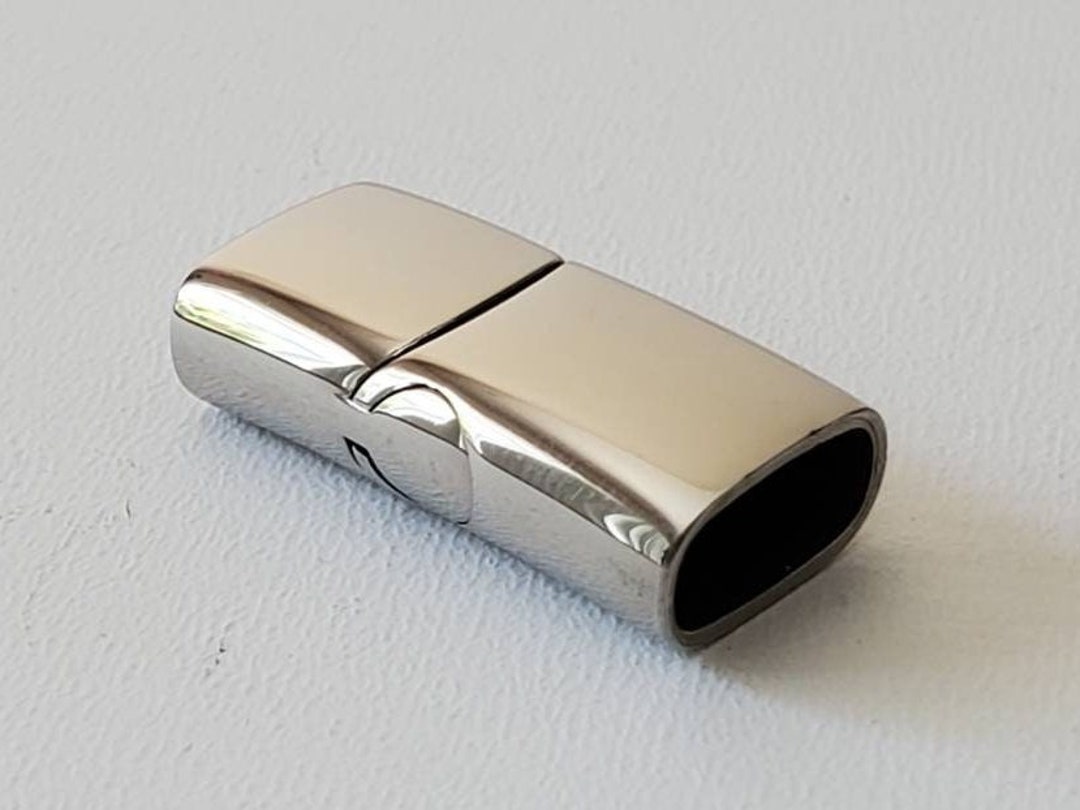 5X10 Mm Hole Clasp, 316 Stainless Steel Magnetic Clasp, Rectangle ...