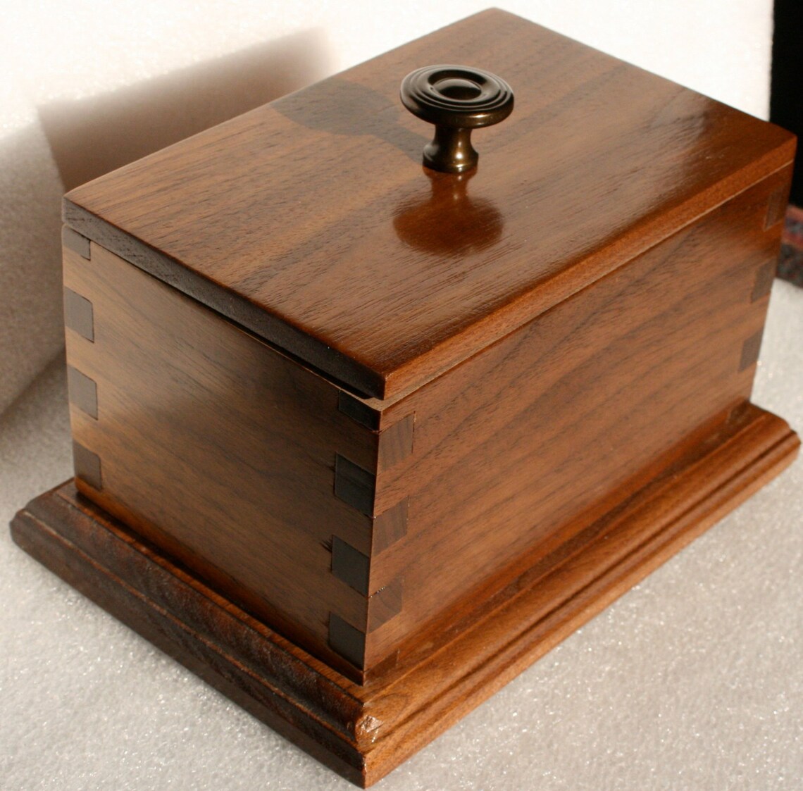 Black Walnut Wood Box Hand-Crafted in the USA | Etsy