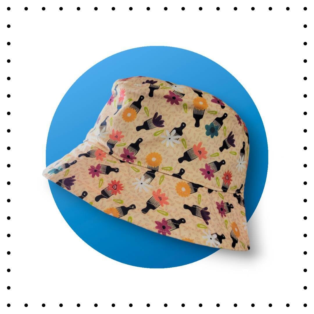 Hair Pic Bucket Hat Satin Lined Bucket Hat Hats for Locs Hats for Big ...