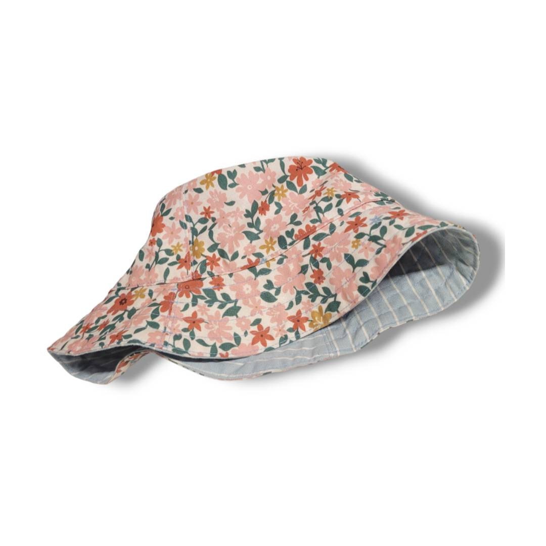 Wildflower Bucket Hat, Hats for Big Heads, Hats for Locs, Retro Hat ...
