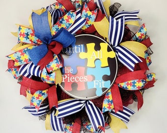 Autism Awareness Door Decor - Etsy