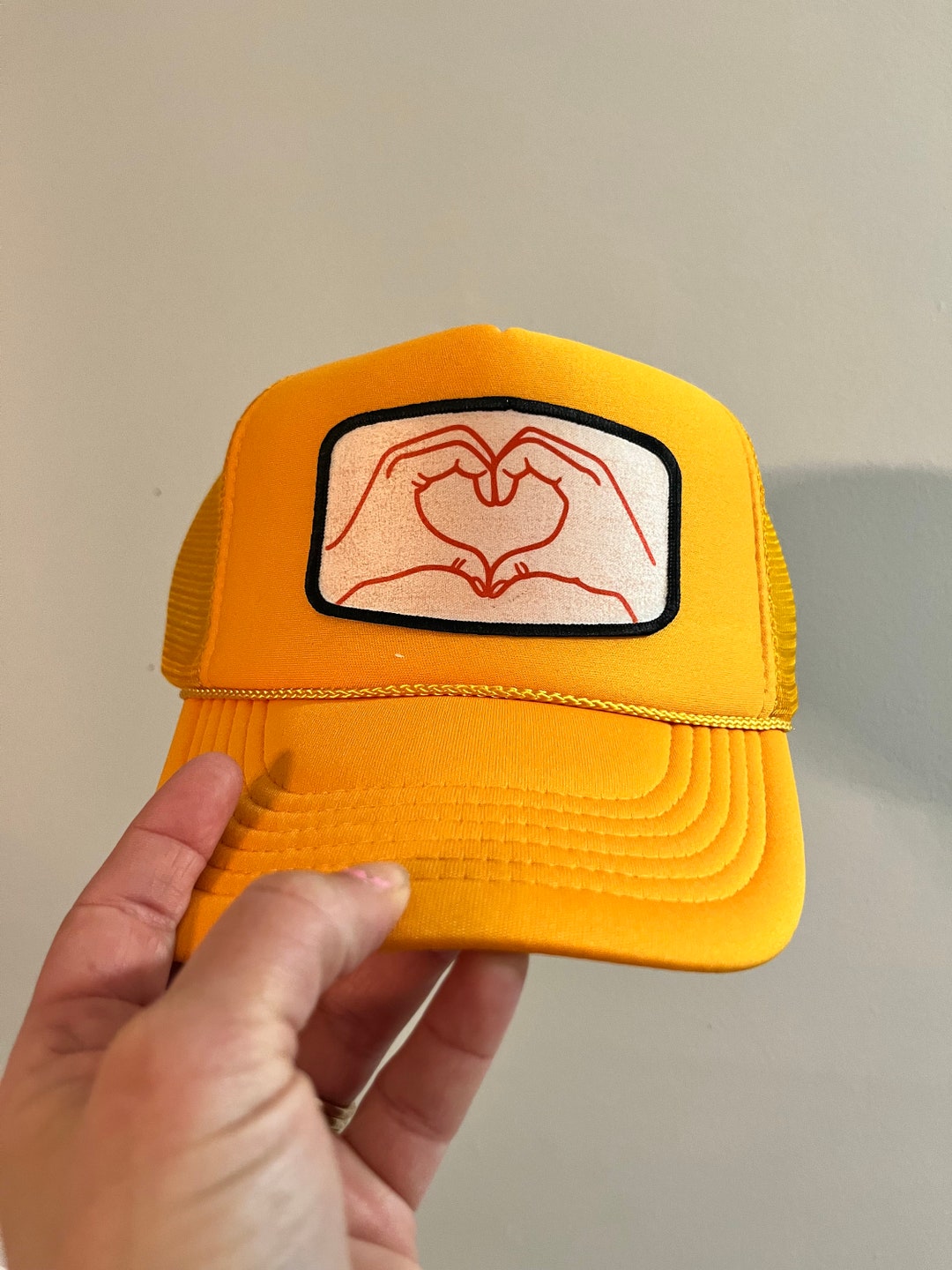 Heart Hands Trucker Hat - Etsy
