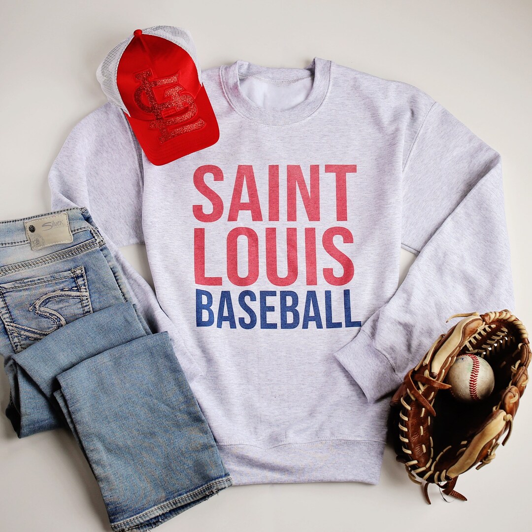 Saint Louis Baseball Crewneck Sweatshirt - Etsy