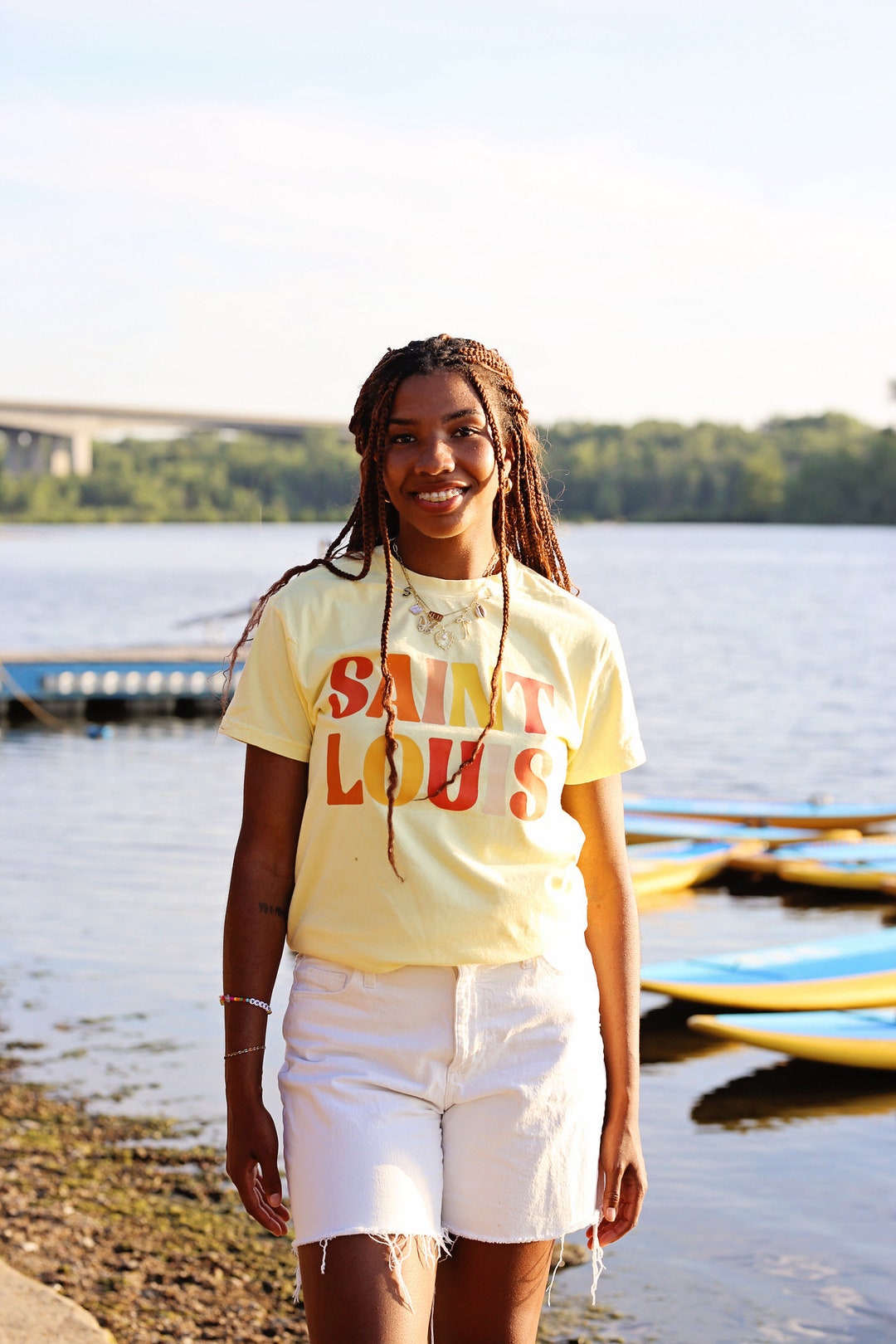 Muted Saint Louis Tee - Etsy