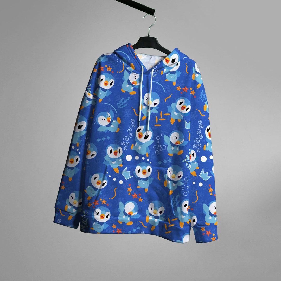 Piplup Hoodie Shirt Japanese Anime Piplup Sweater Piplup Shirt Gift - Etsy