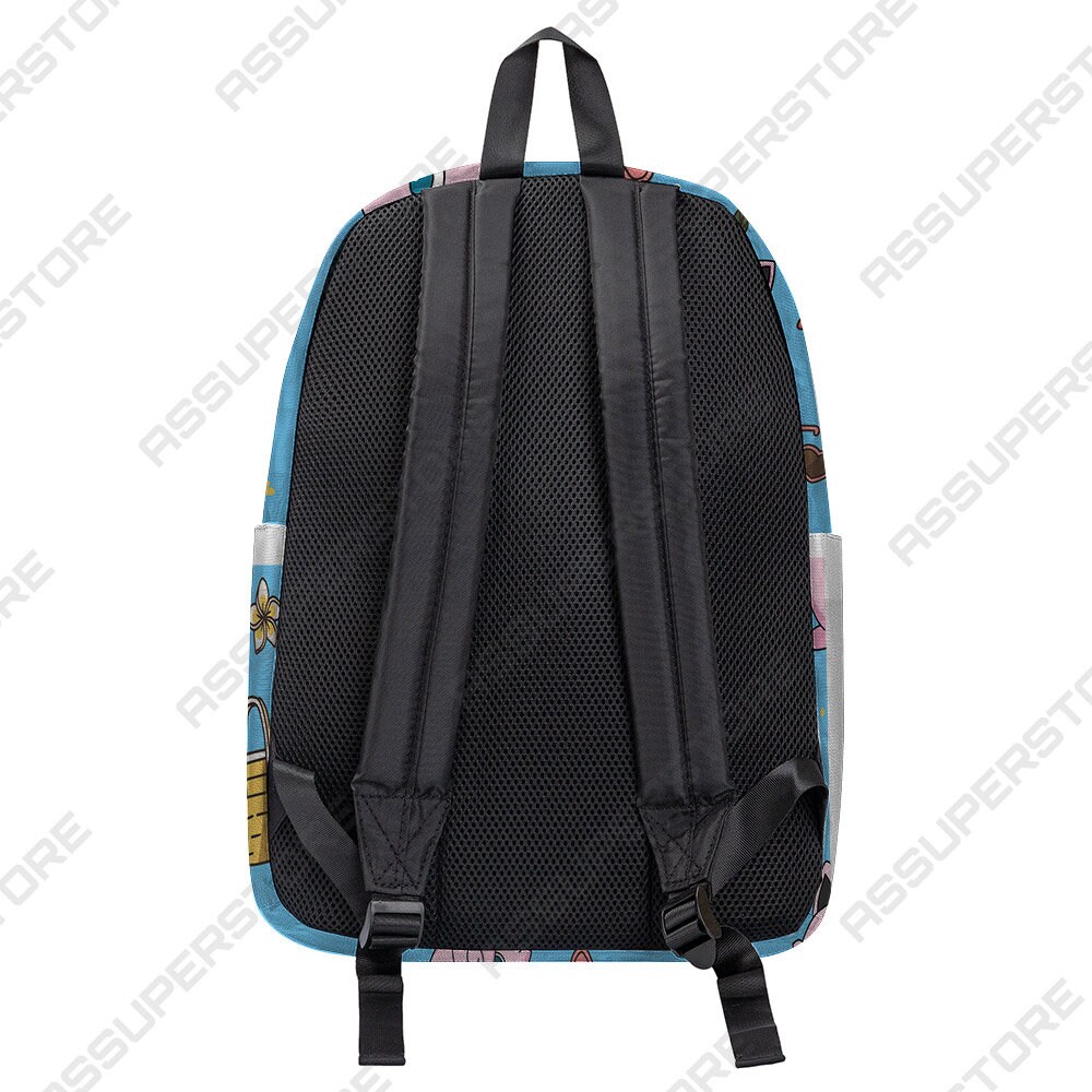 Jigglypuff Pink Cute School Backpack Purin Fairy Anime Blue Activities ...