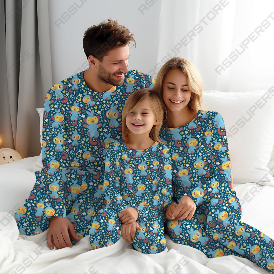 Grookey Cute Personalized Pajamas Set for Family Couple Gifts - Etsy
