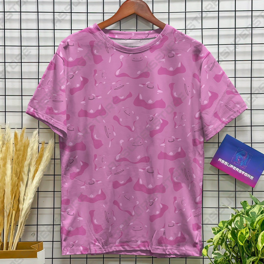 Ditto Invisible Trendy Summer Tshirt Ditto Anime Tshirt Ditto Birthday ...