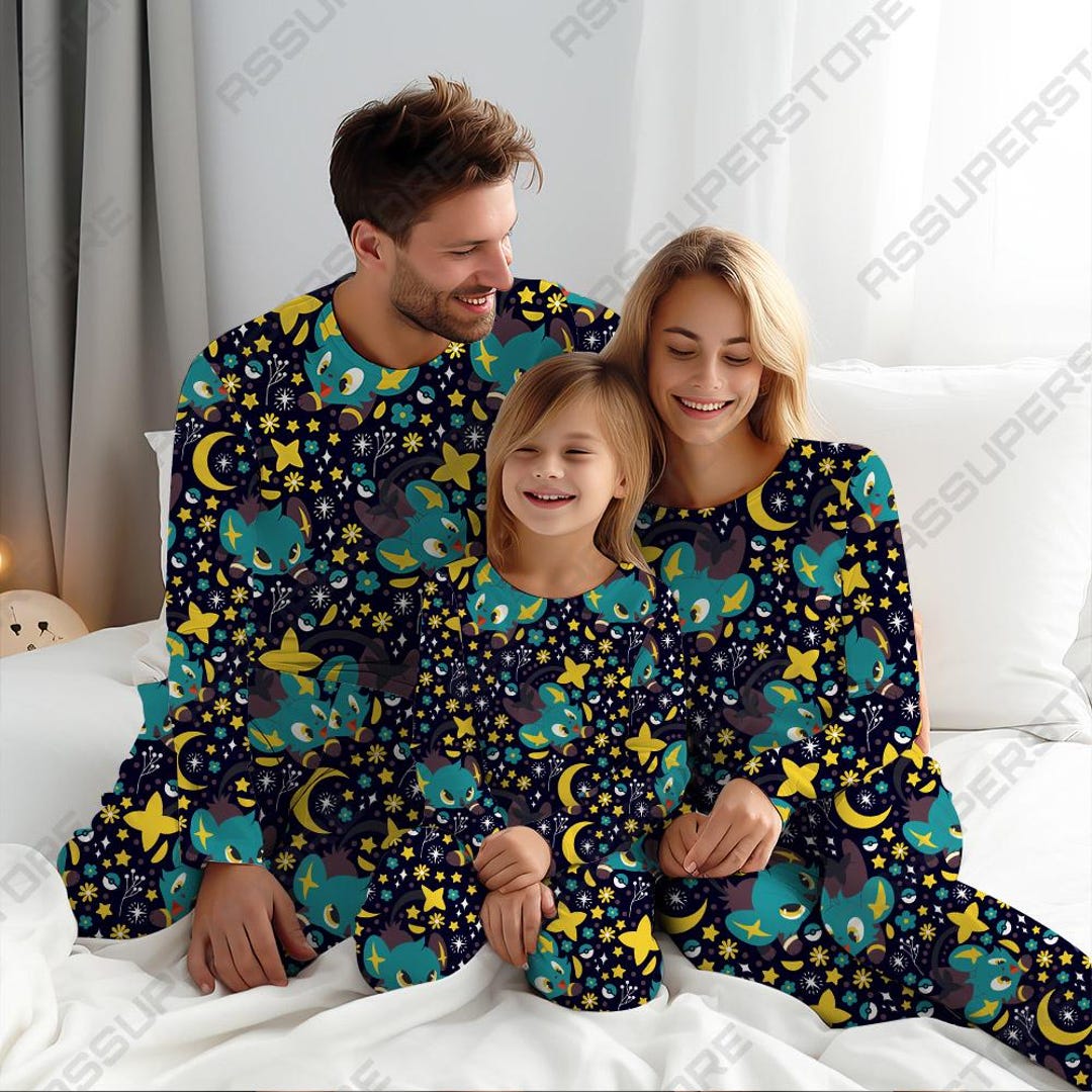 Spark Pajamas Set Matching Family Pajamas Couples Pajamas Gift - Etsy