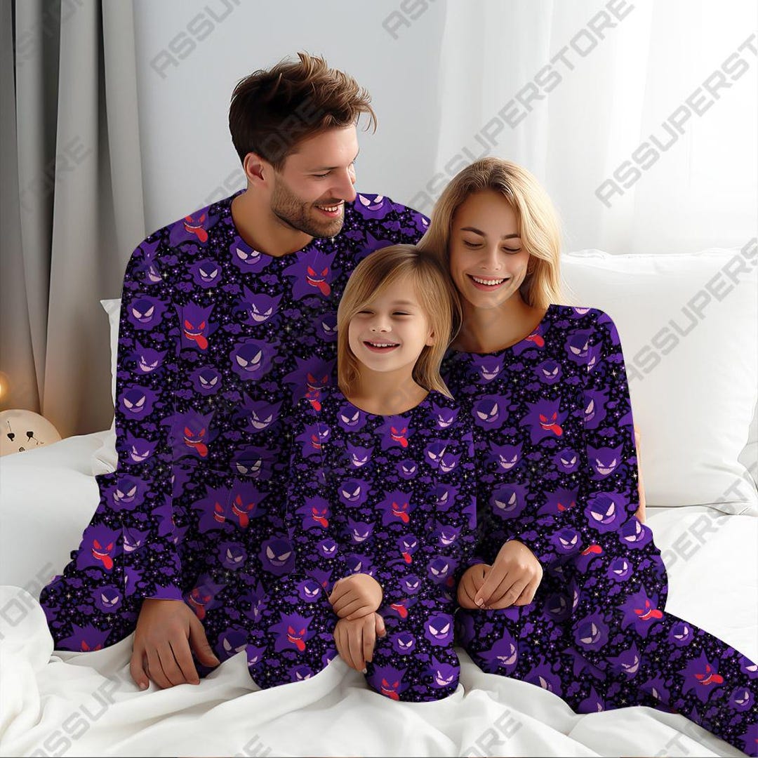 Shadow King Pajamas Set Family Matching Couple Pajamas Christmas ...