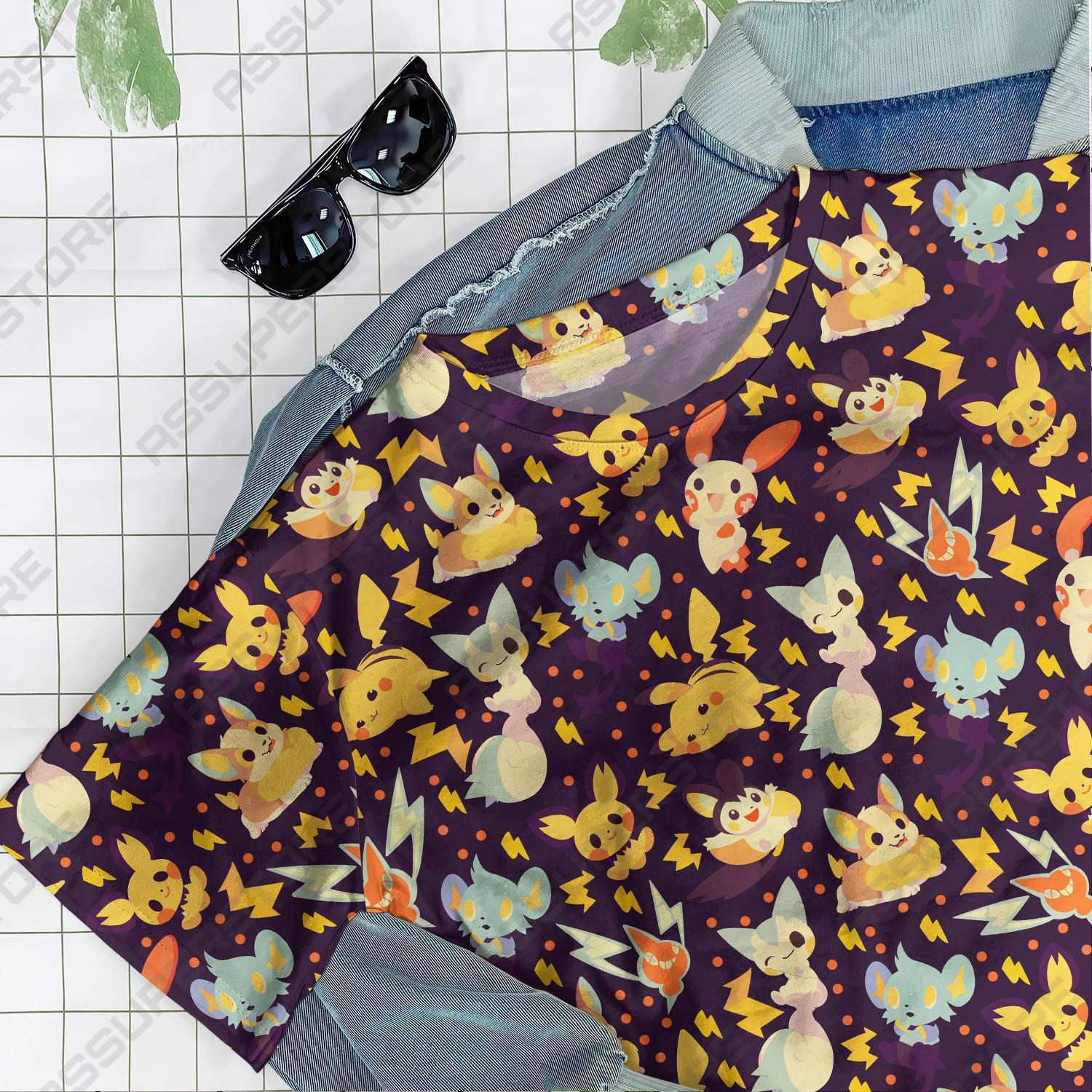 Pikachu Cute Tshirt Designs, Pachirisu Valentine Teacher Tshirt, 3d ...