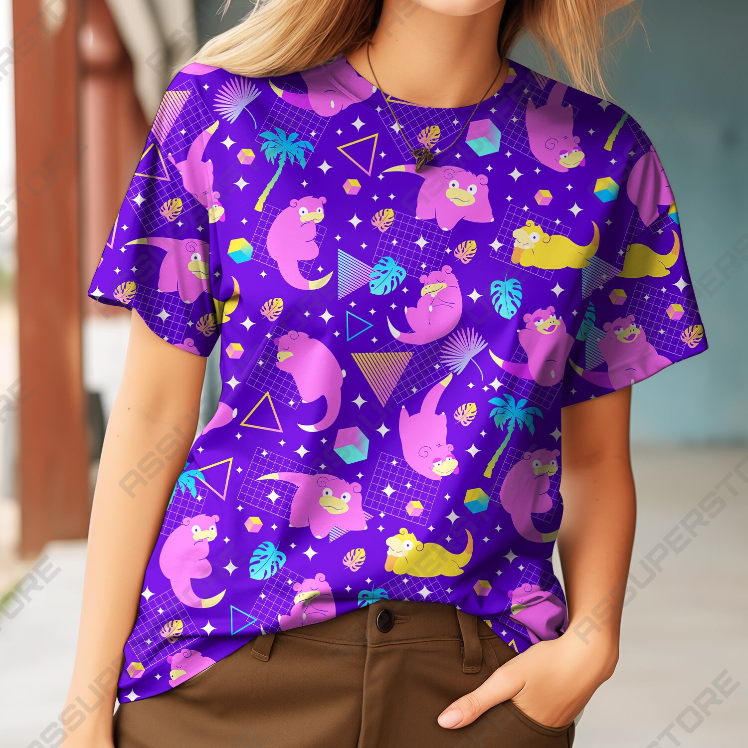 Slowpoke Design Tshirt Slowpoke Cute Personalize Tshirts Slowpoke Bear ...