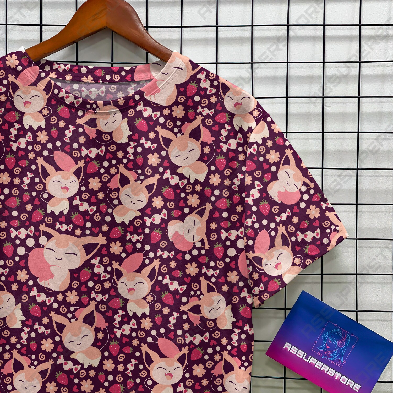 Skitty Cute Tshirts, Cat Emotes Tshirt Designs, Skitty Cat Tshirt Anime ...