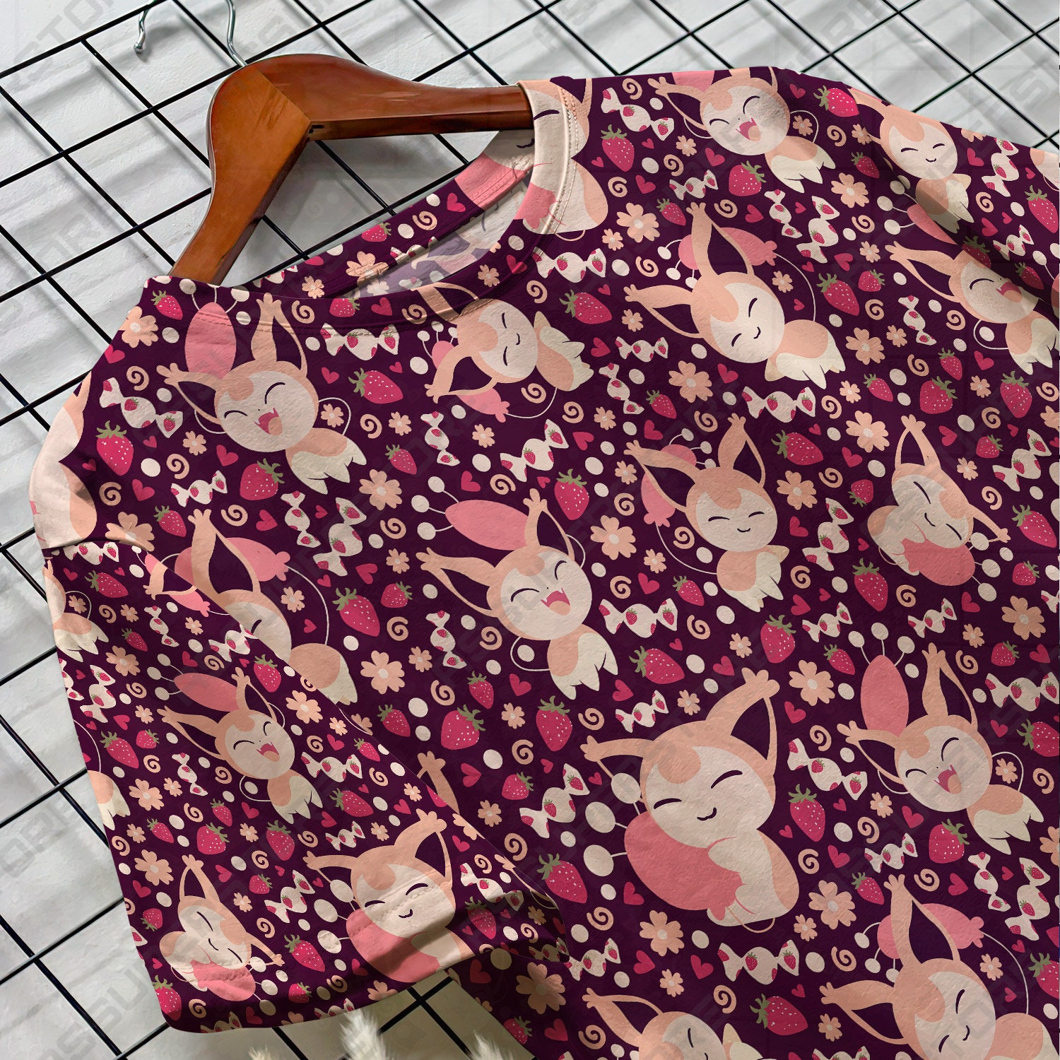 Skitty Cute Tshirts, Cat Emotes Tshirt Designs, Skitty Cat Tshirt Anime ...