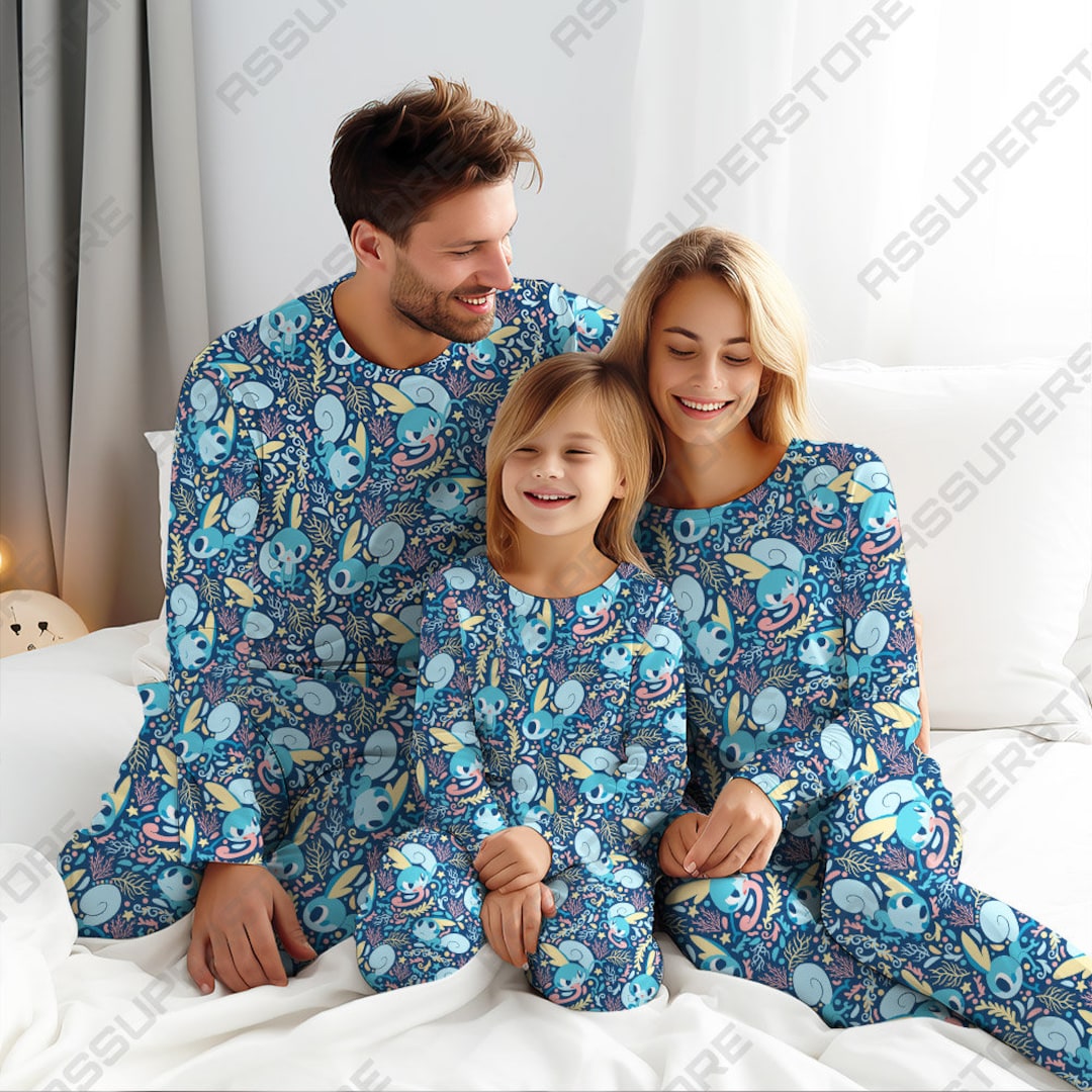 Sobble Pajamas Shirt Family Pajamas Set Anime Christmas Pajamas Gift - Etsy