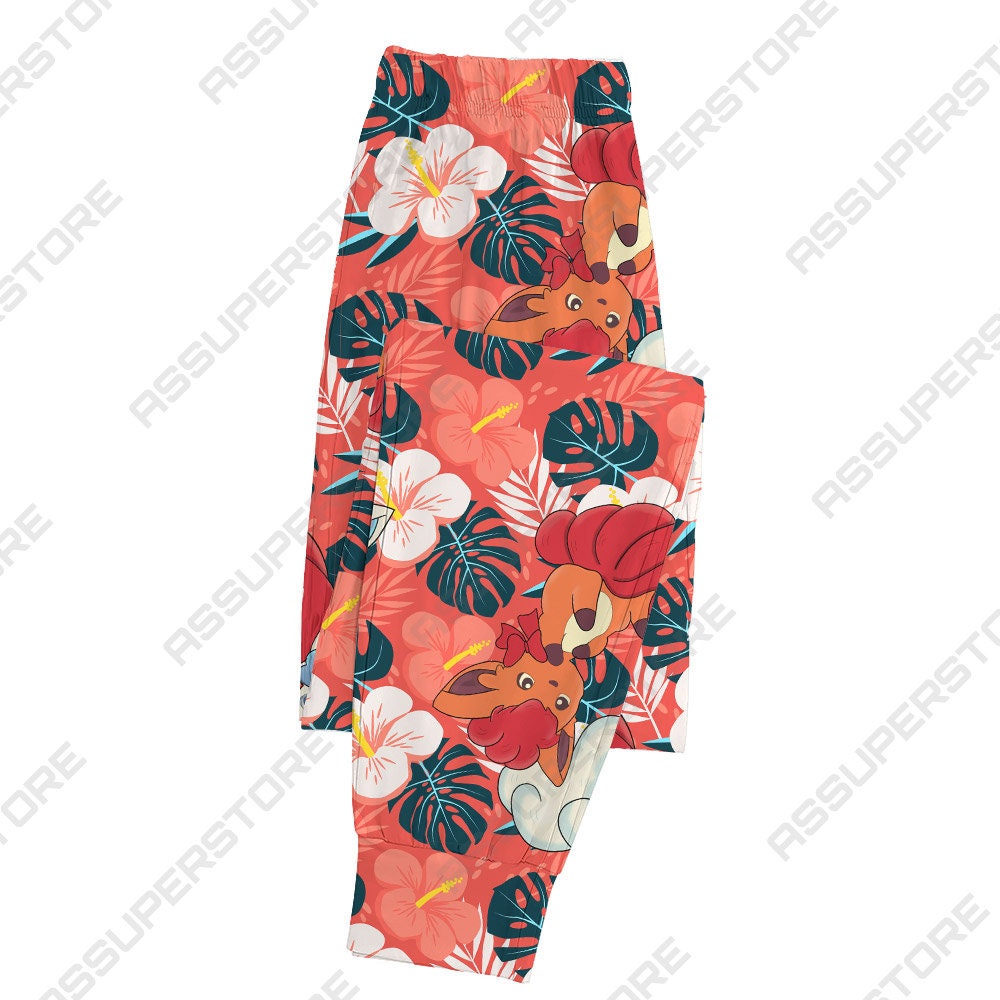 Alolan Vulpix and Vulpix Fire Family Pajamas Kawaii Anime - Etsy