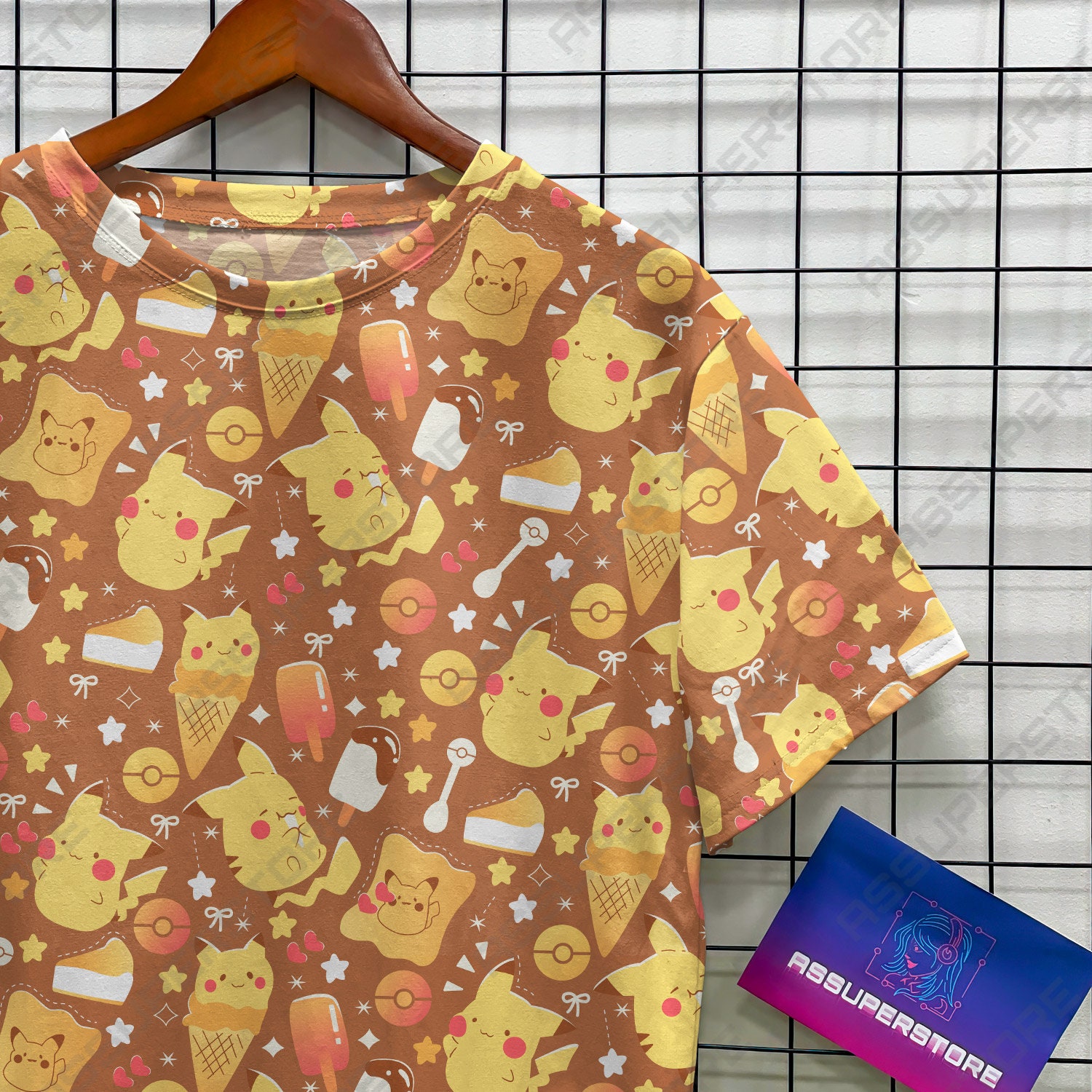 Pikachu Cute Tshirt Designs Pikachu Plush Trendy Tshirt Hello - Etsy
