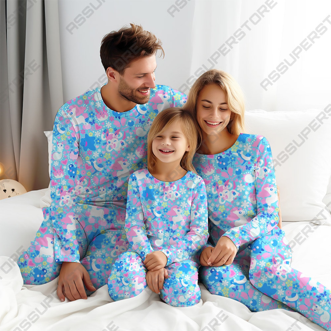 Ribbon Pajamas Shirt Cute Pajamas Set Family Pajamas Set Gift - Etsy