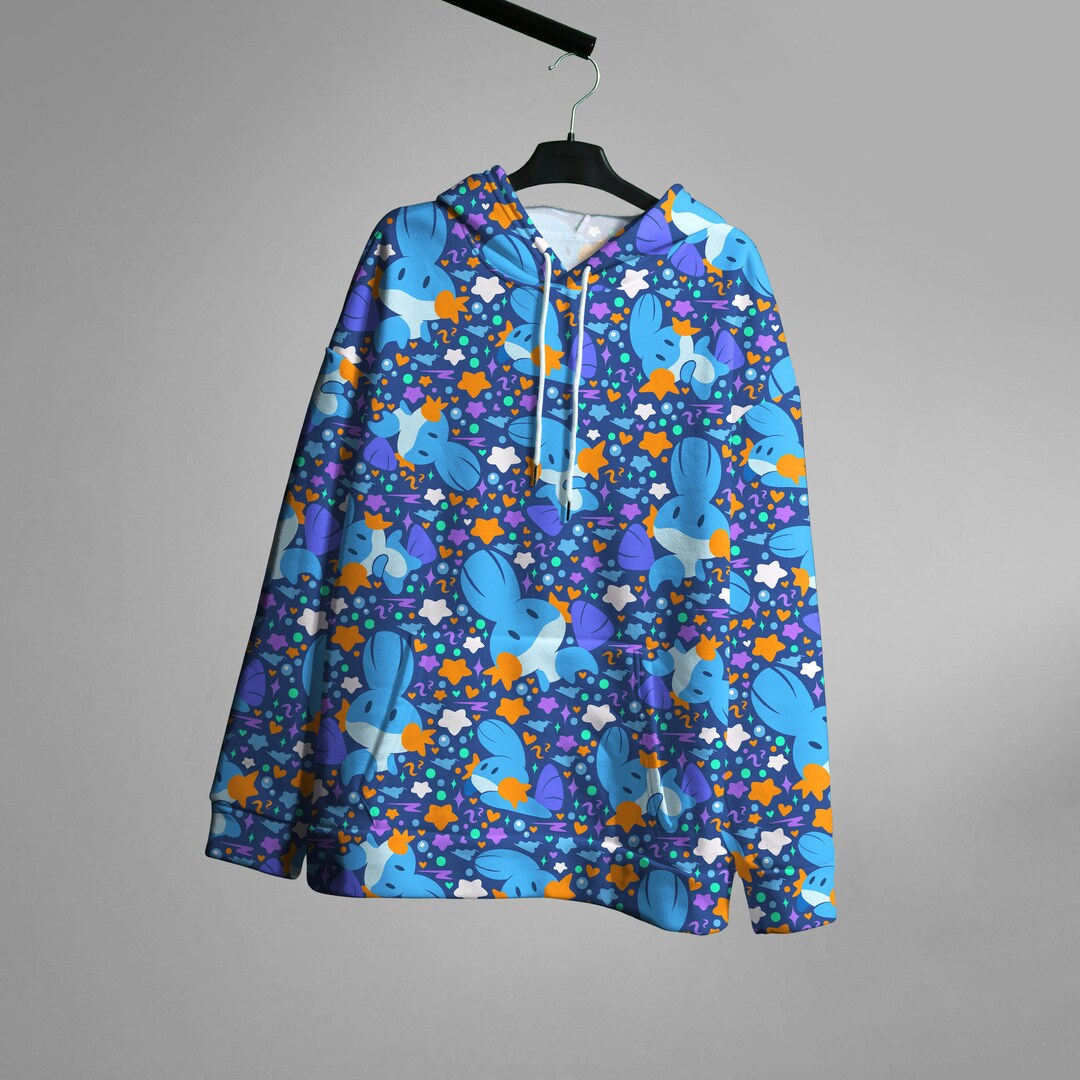 Mudkip Water Hoodie Shirt Japanese Anime Mudkip Shirt for Unique Gift ...