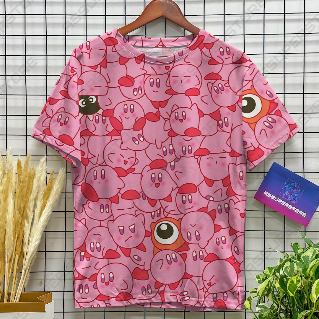 Kirby Cute Tshirt Designs Kirby Figure Kawaii Shirt Kirby Teacher ...